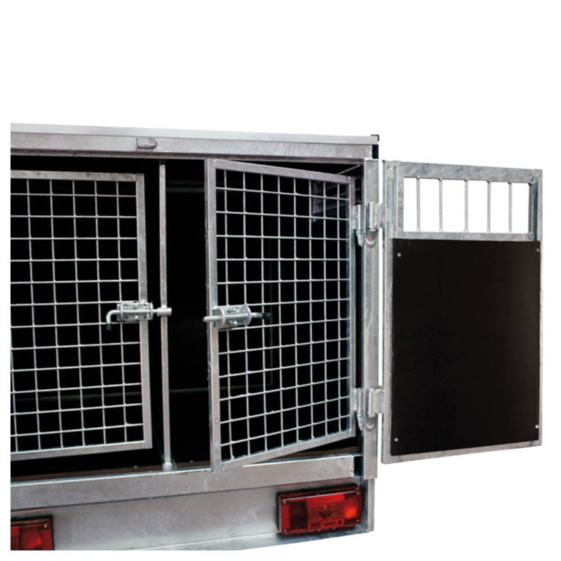 Remorque FRANC-TRAILER pour transport d'animaux, chiens et chats